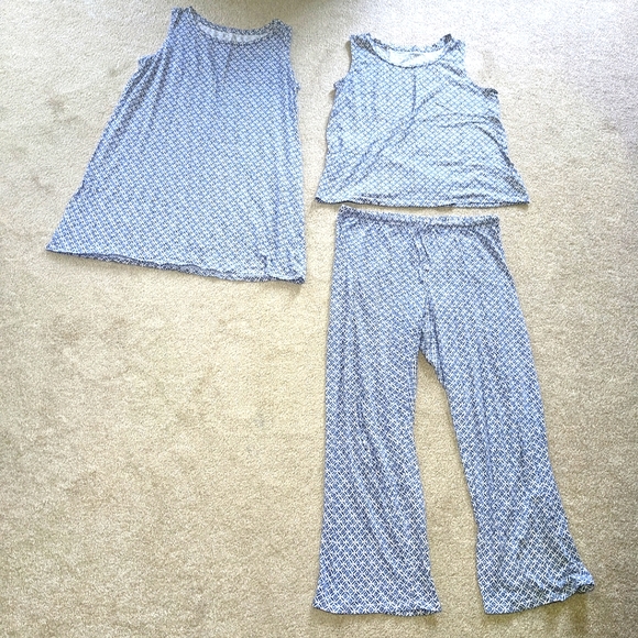 Amazon Essentials | Intimates & Sleepwear | 3 Piece Pajama Set | Poshmark